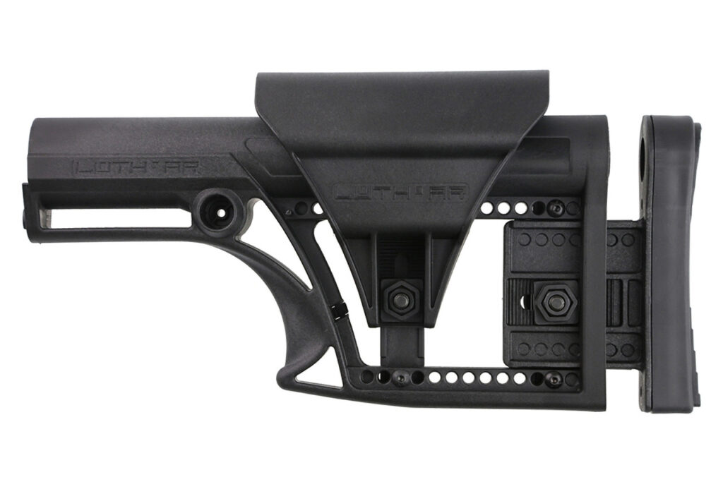 Luth-AR MBA-1 Fixed Stock for AR-15 & AR-10 Rifle Length A2/A1 Buffer ...