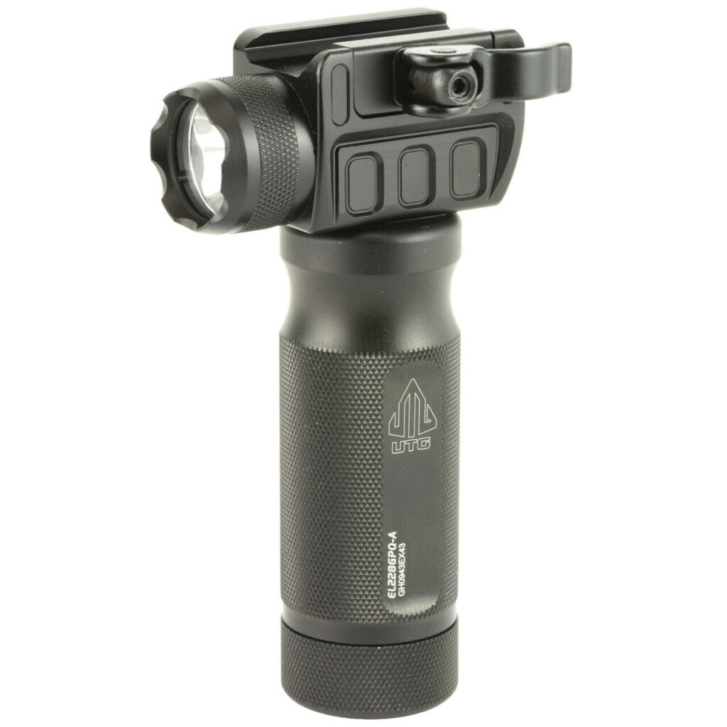 UTG Flashlight w/Quick Detach Mount Base - Fits Picatinny