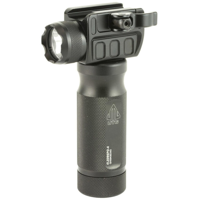 UTG Flashlight w/Quick Detach Mount Base - Fits Picatinny