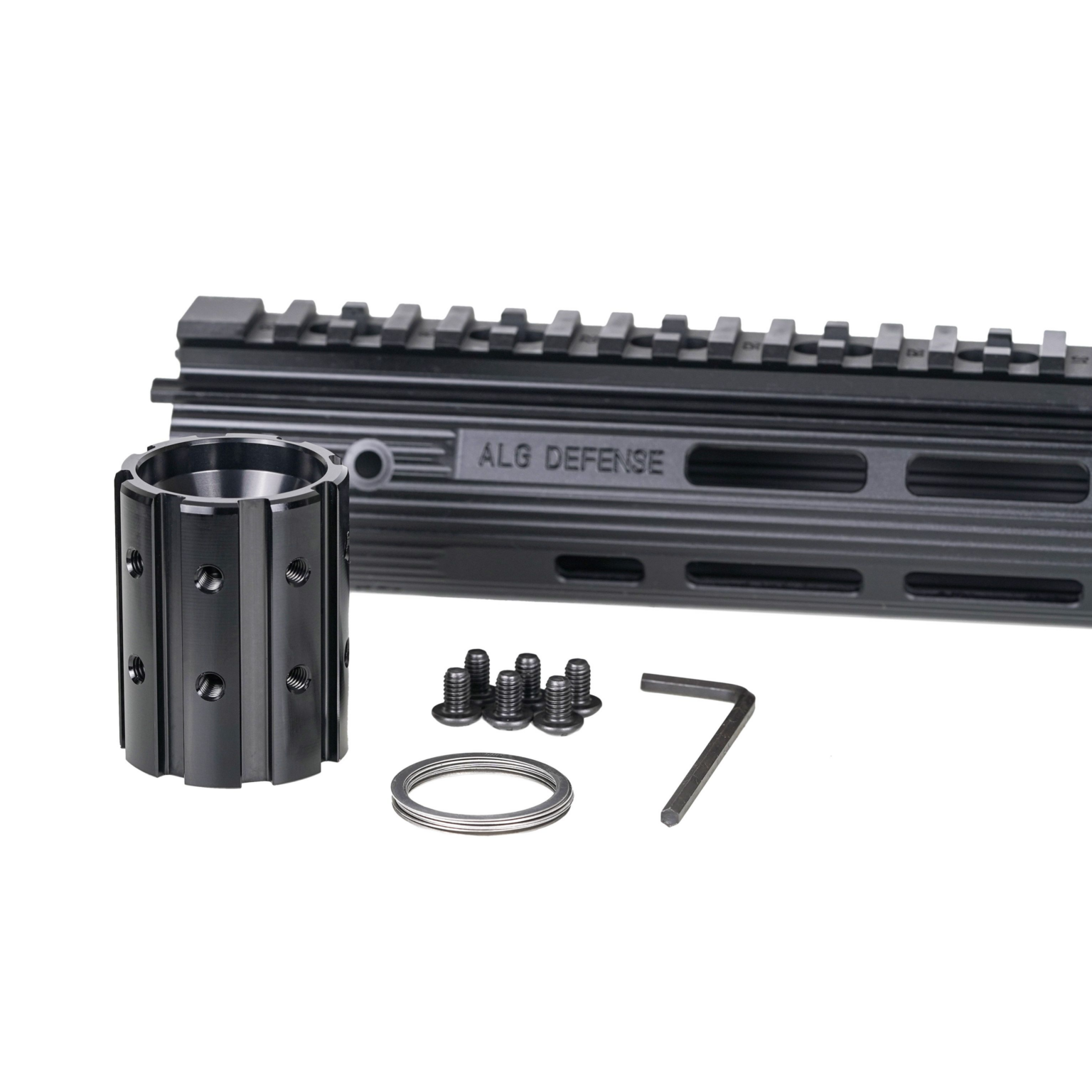 ALG Defense Ergonomic Modular Rail V3 M-LOK Handguard 15" - Black ...